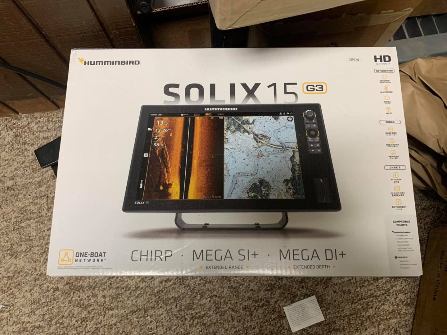 Humminbird SOLIX 15 CHIRP MEGA SI+ G3 CH - For Sale