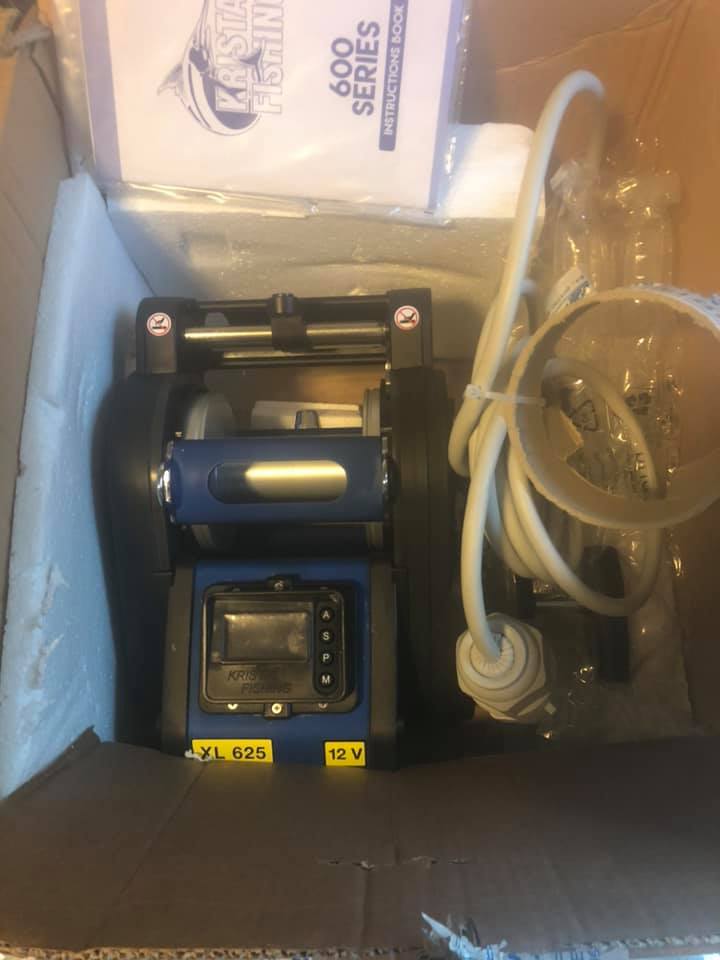 Kristal Fishing 625 DM 12 Volt Electric Wind Reel - Graf Stef Sport