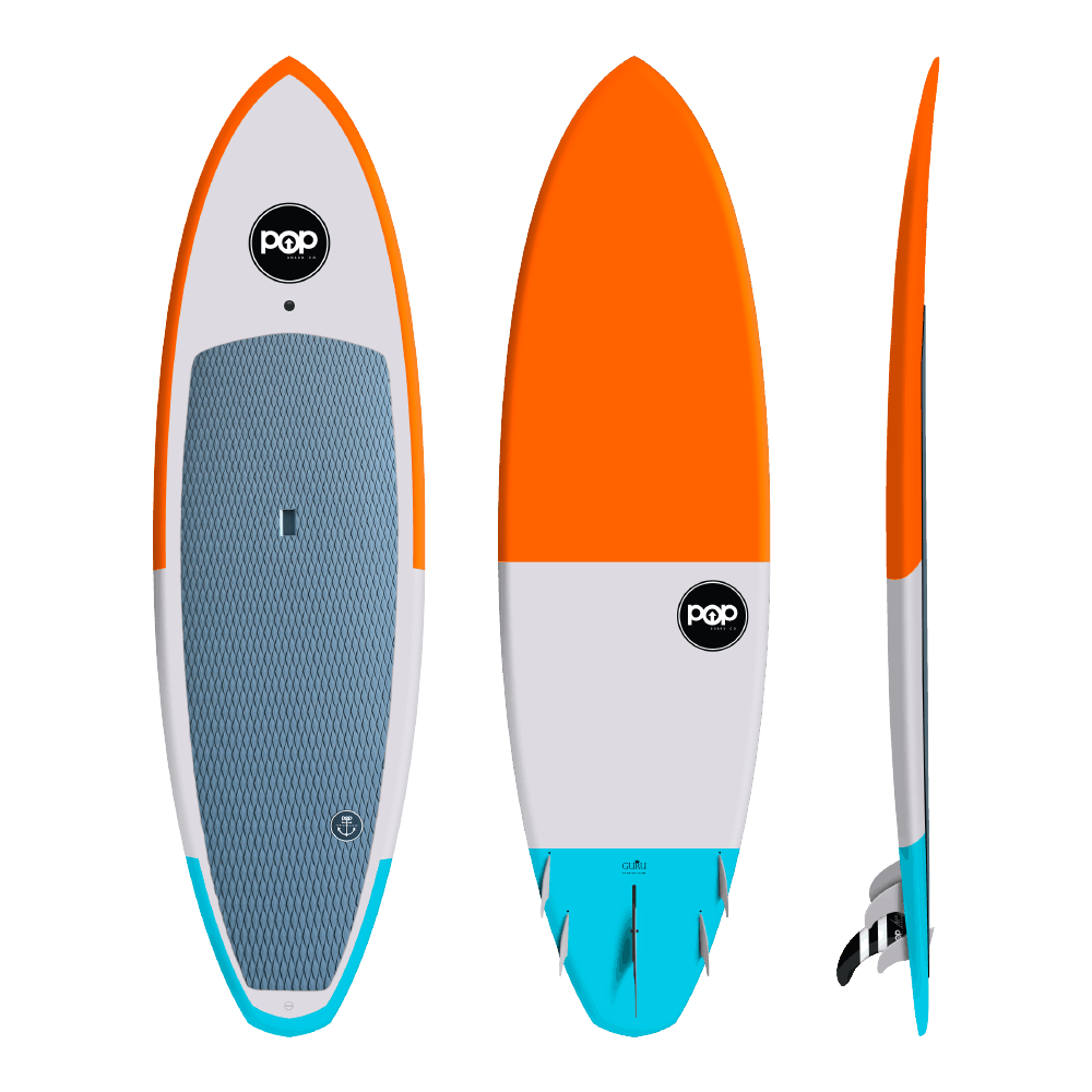 Pop Paddleboard 8' 6" Guru Orange/Blue - Graf Stef Sport